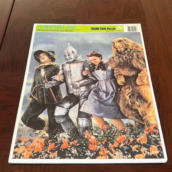 Toys | The Wizard Of Oz Vintage 1988 Turner Entertainment Co Frametray ...